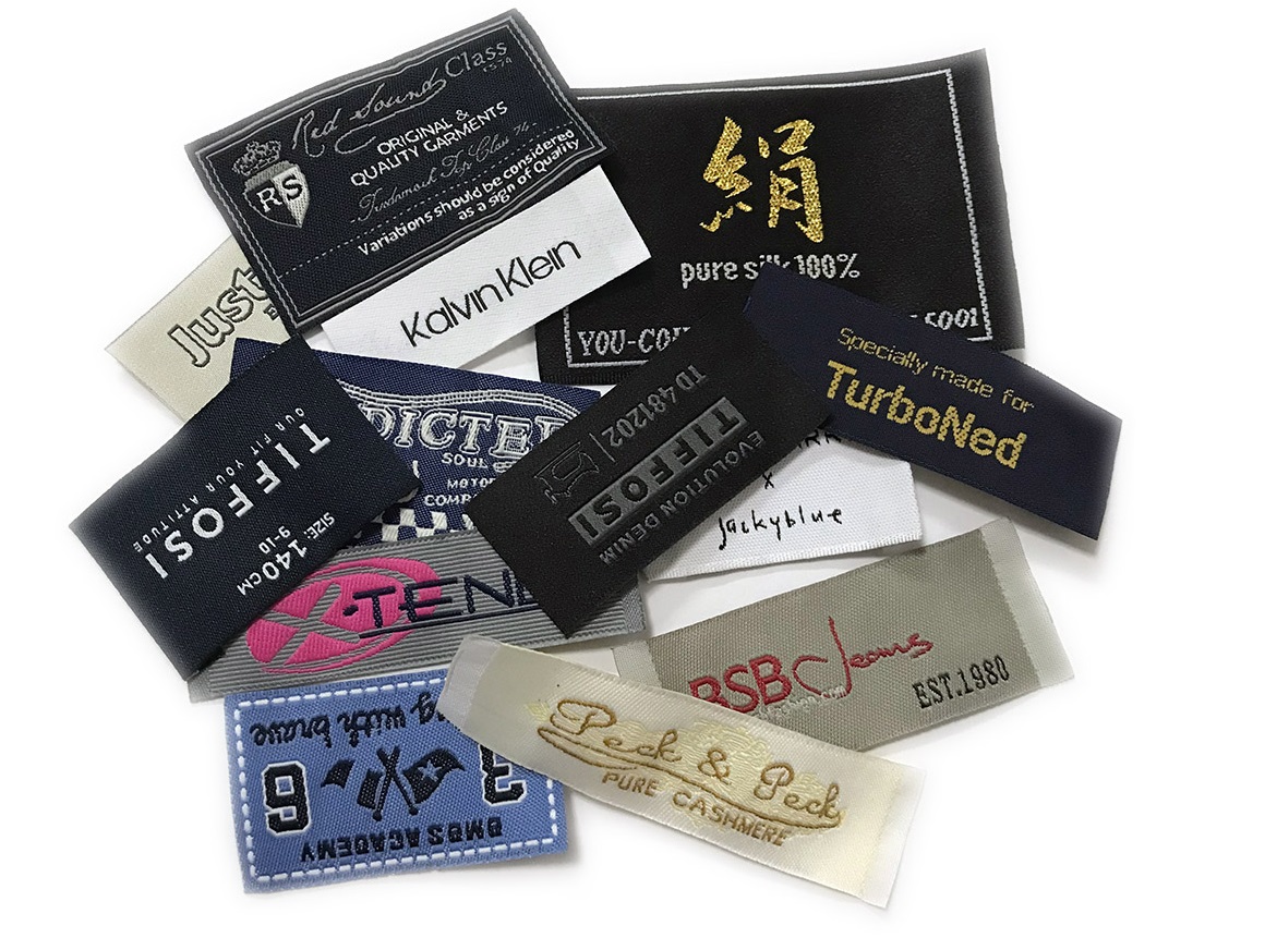 Custom Woven Clothing Labels & Tags USA