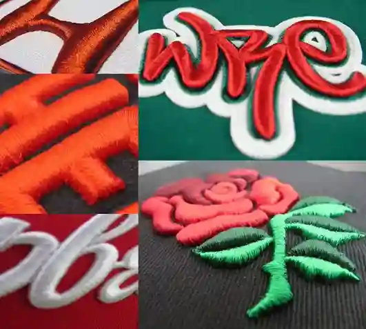 Custom 3D Embroidery & Puff Embroidery Patches