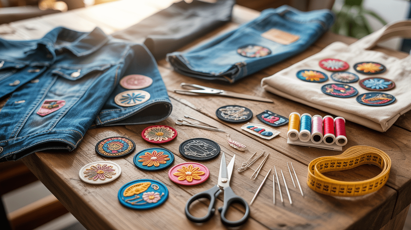 DIY Patches for Jackets, Jeans & Bags: Sustainable Upcycling