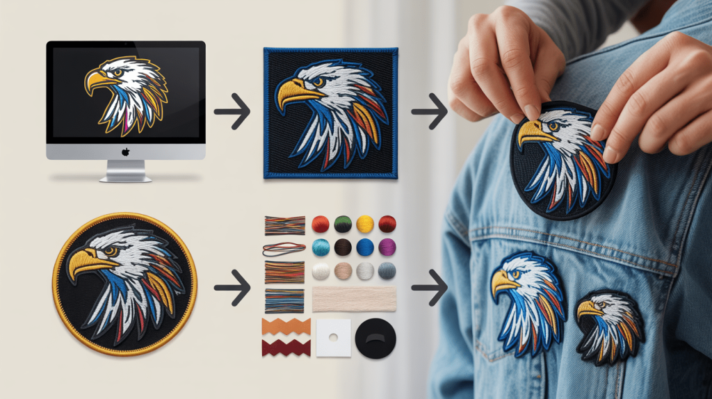 How to Turn Artwork or Logo into Custom Wearable Patches